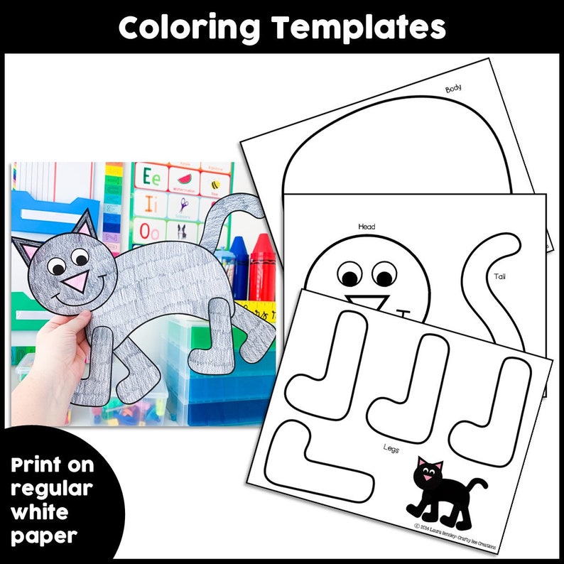 Black Cat Craft | Halloween Craft | Halloween Activities | Halloween ...