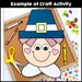 Pilgrim Craft | Shape Craft | Thanksgiving Activities | Pilgrims ...