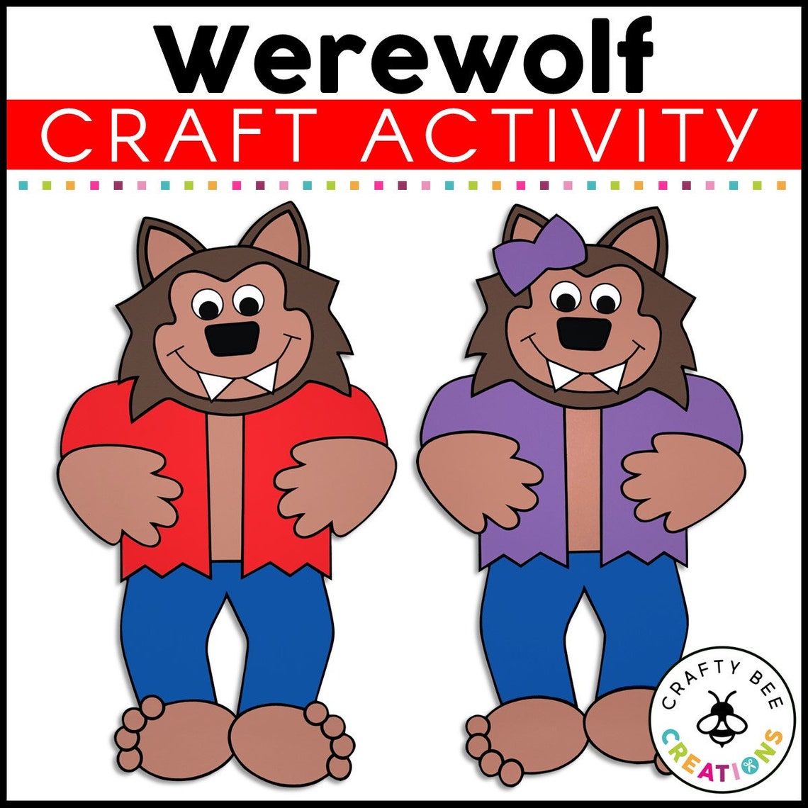 Werewolf Craft | Halloween Craft | Halloween Activities | Halloween Fun ...