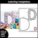 Letter D Craft Patterns | Donut Craft | Alphabet Crafts | Uppercase ...
