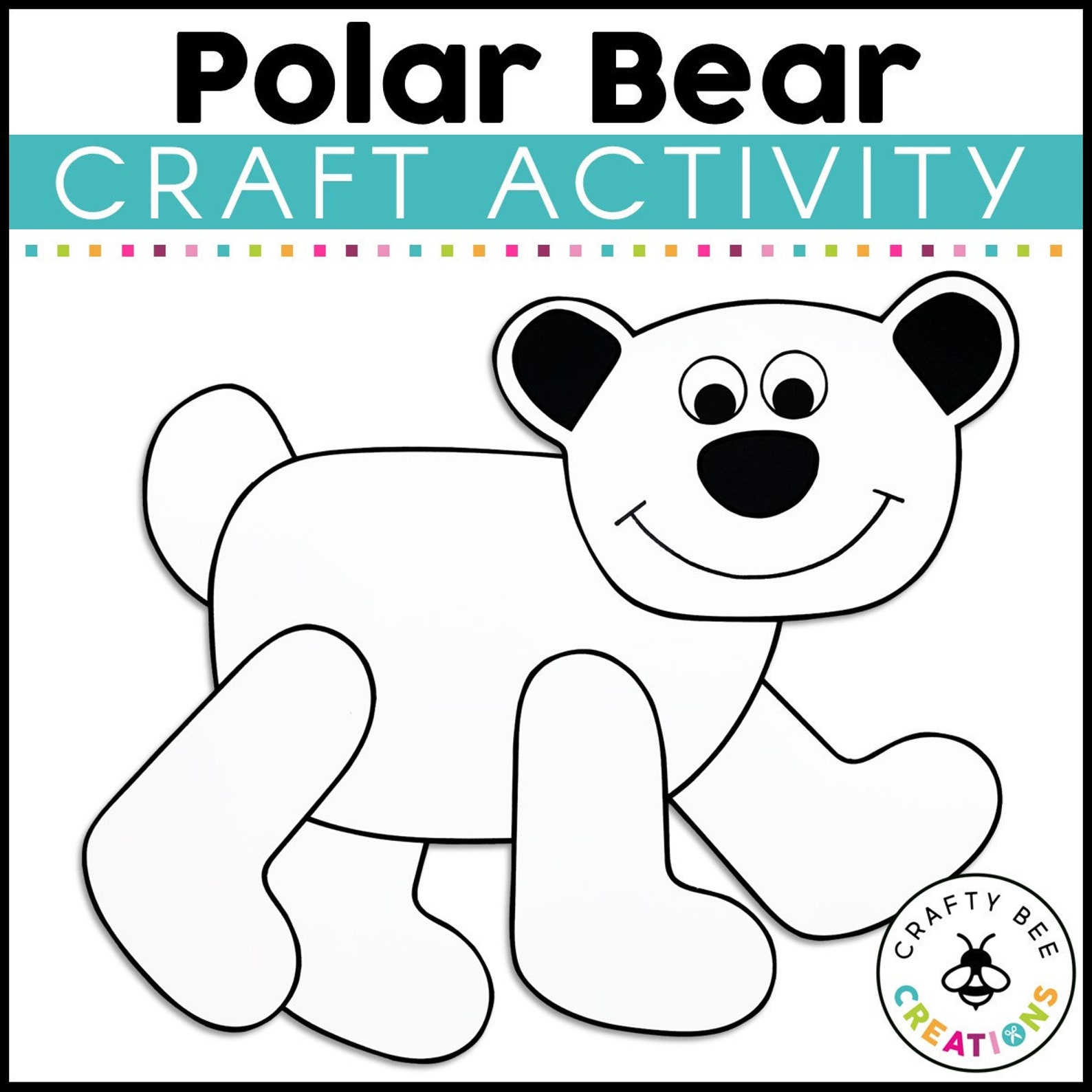 Polar Bear Craft | Polar Bear Activities | Winter Craft | Winter ...