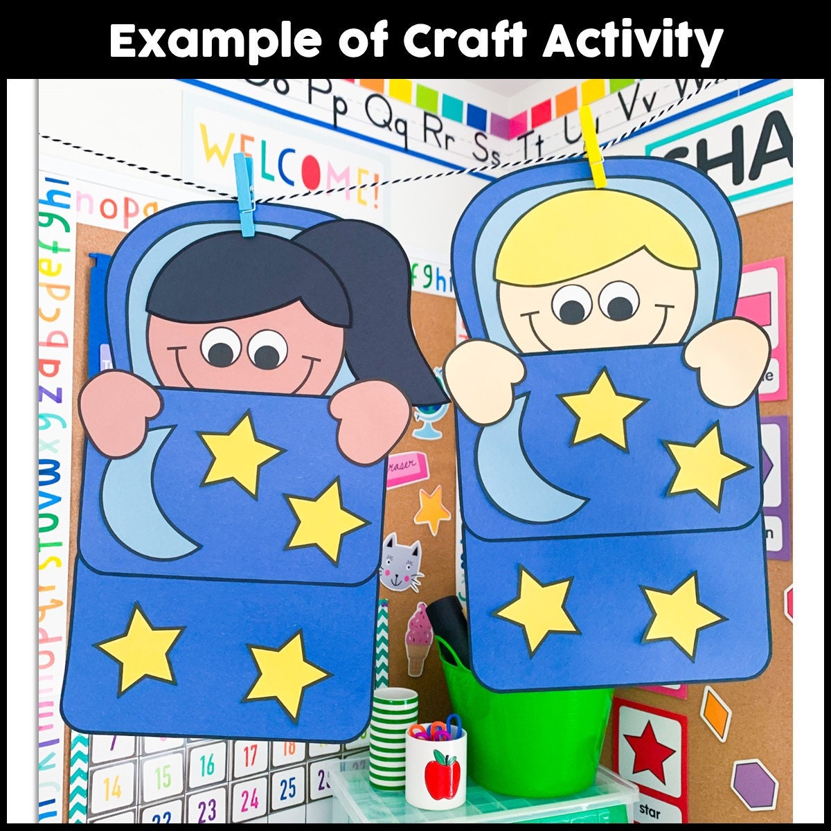 Camping Crafts for Kids | Sleeping Bag Kids Craft | End of the Year ...