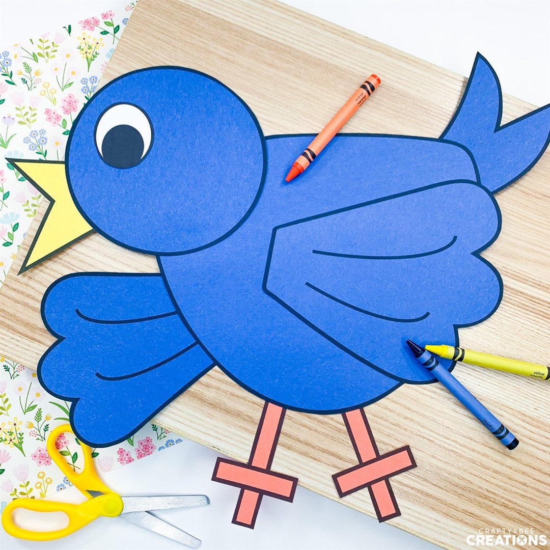 Bird Craft Patterns | Spring Bulletin Board | Spring Activities ...