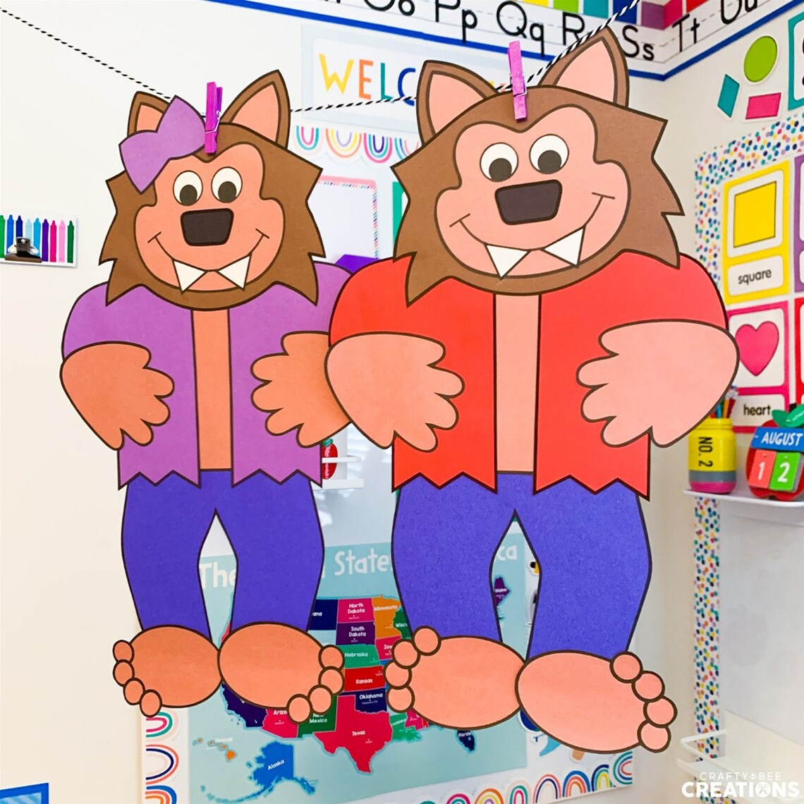 Werewolf Craft | Halloween Craft | Halloween Activities | Halloween Fun ...