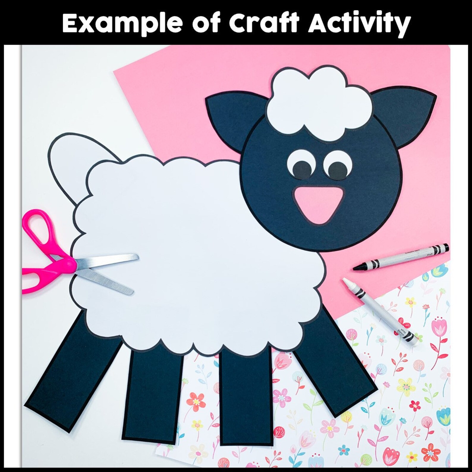 Sheep Craft for Kids | Sheep Craft Template | Paper Sheep Patterns ...