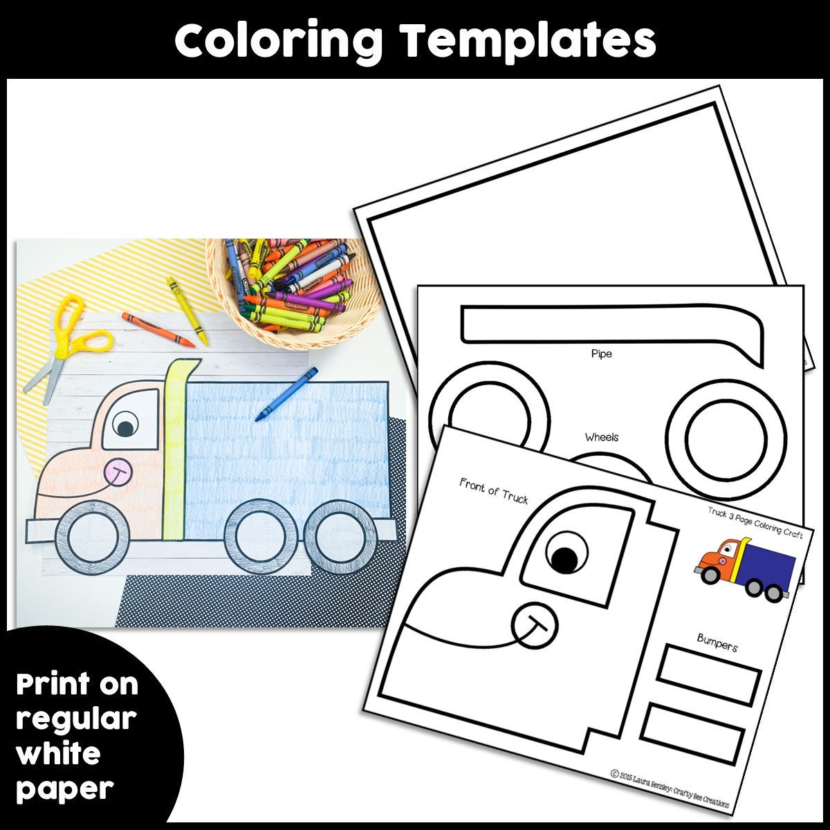 Truck Craft for Kids | Transportation Crafts | Transportation ...