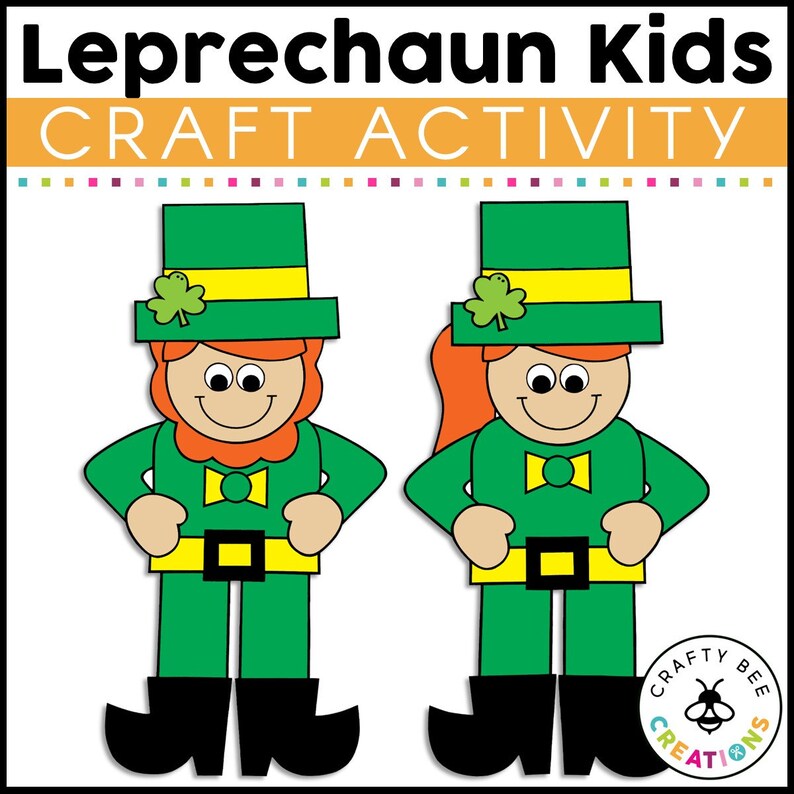 Leprechaun Craft | St Patricks Day | Kindergarten | March Bulletin ...
