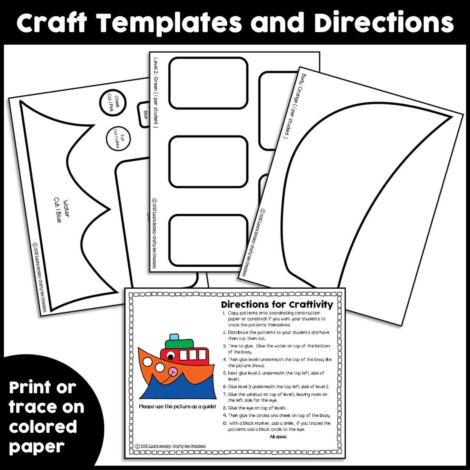 Boat Craft for Kids | Transportation Crafts | Transportation Activities ...