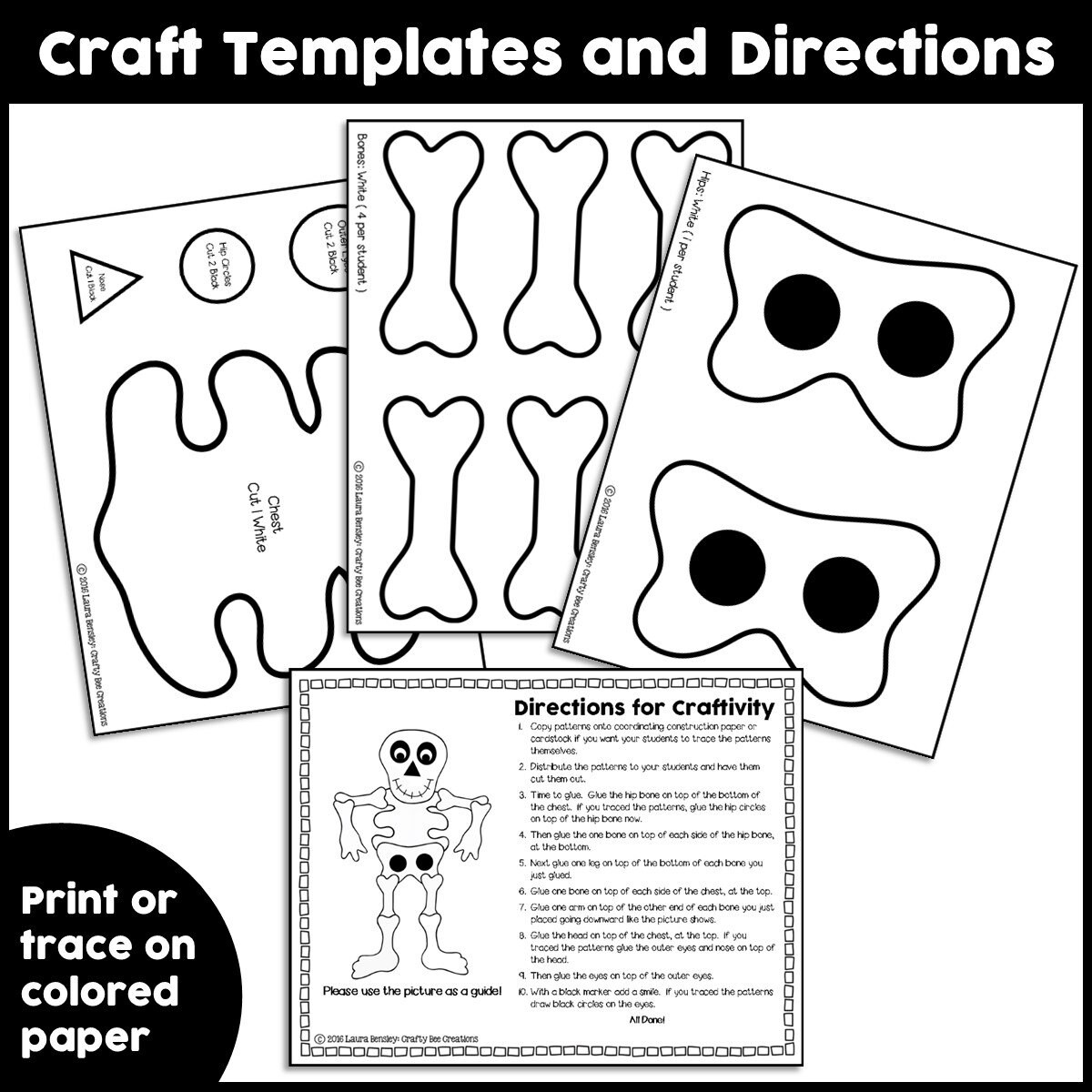 Skeleton Craft | Halloween Craft | Halloween Activities | Halloween Fun ...