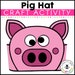Pig Hat Craft | Farm Animal Activities | Crown | Headband | Template ...