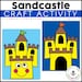 Sandcastle Craft for Kids | Summer Craft | Sandcastle Template ...