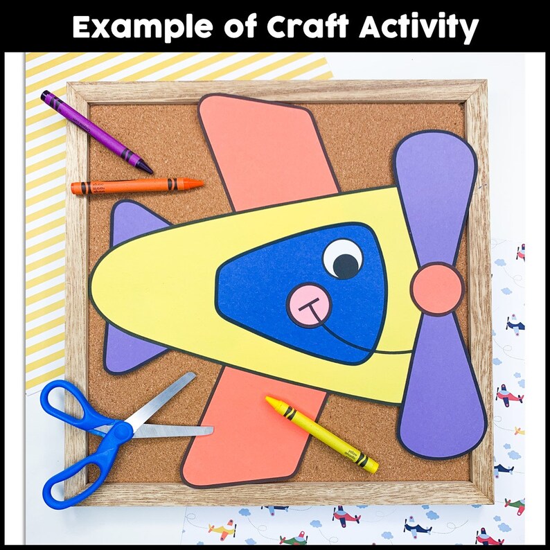 Airplane Craft for Kids | Transportation Crafts | Transportation ...