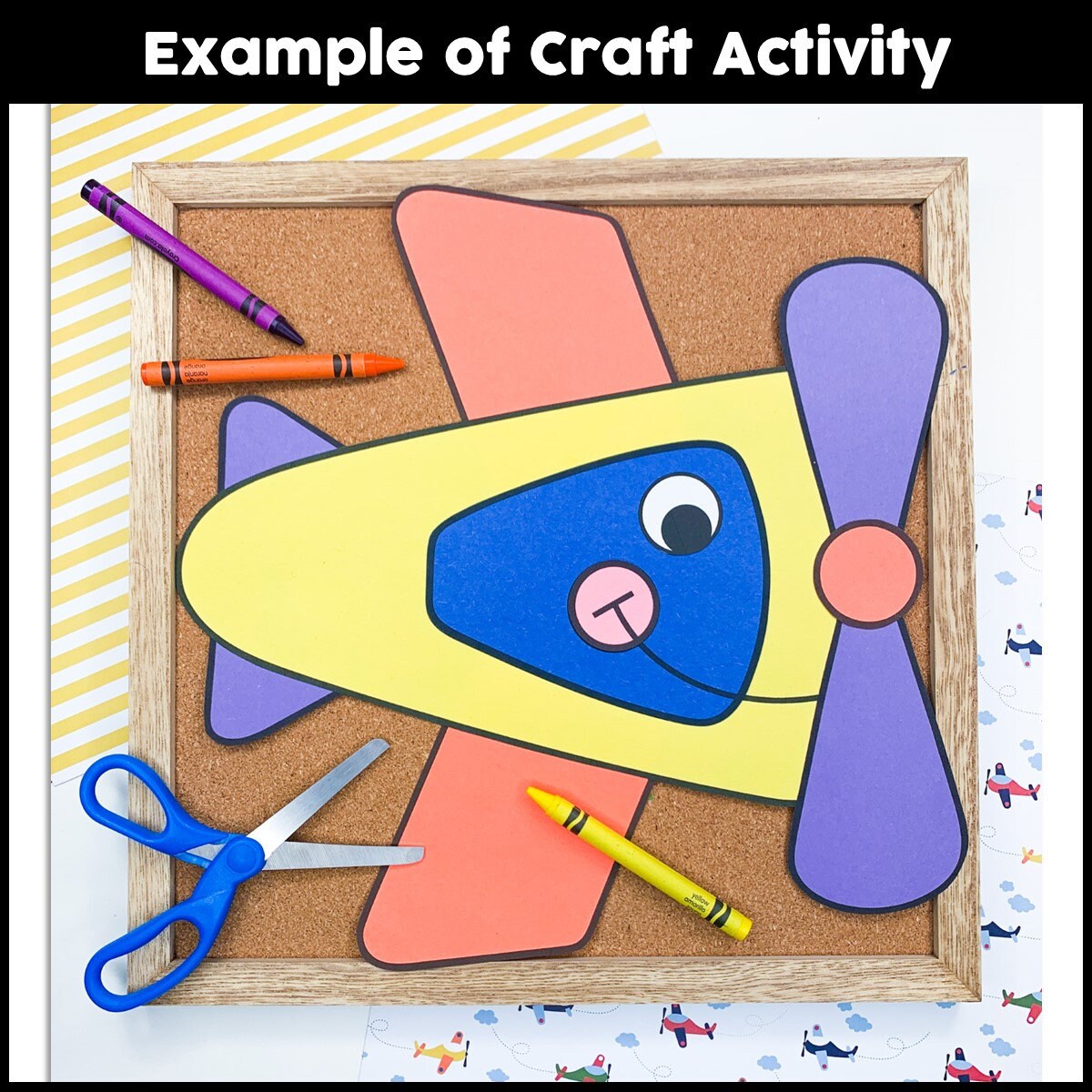 Airplane Craft for Kids | Transportation Crafts | Transportation ...