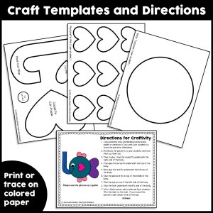 Valentines Day Fish Craft Patterns | Valentines Day Activities ...
