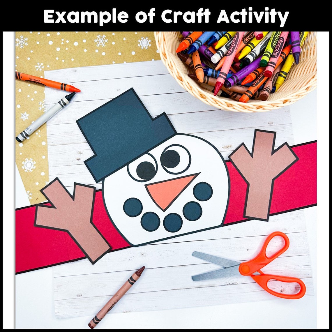 Snowman Hat Craft | Build a Snowman | Snowmen at Night | Christmas ...