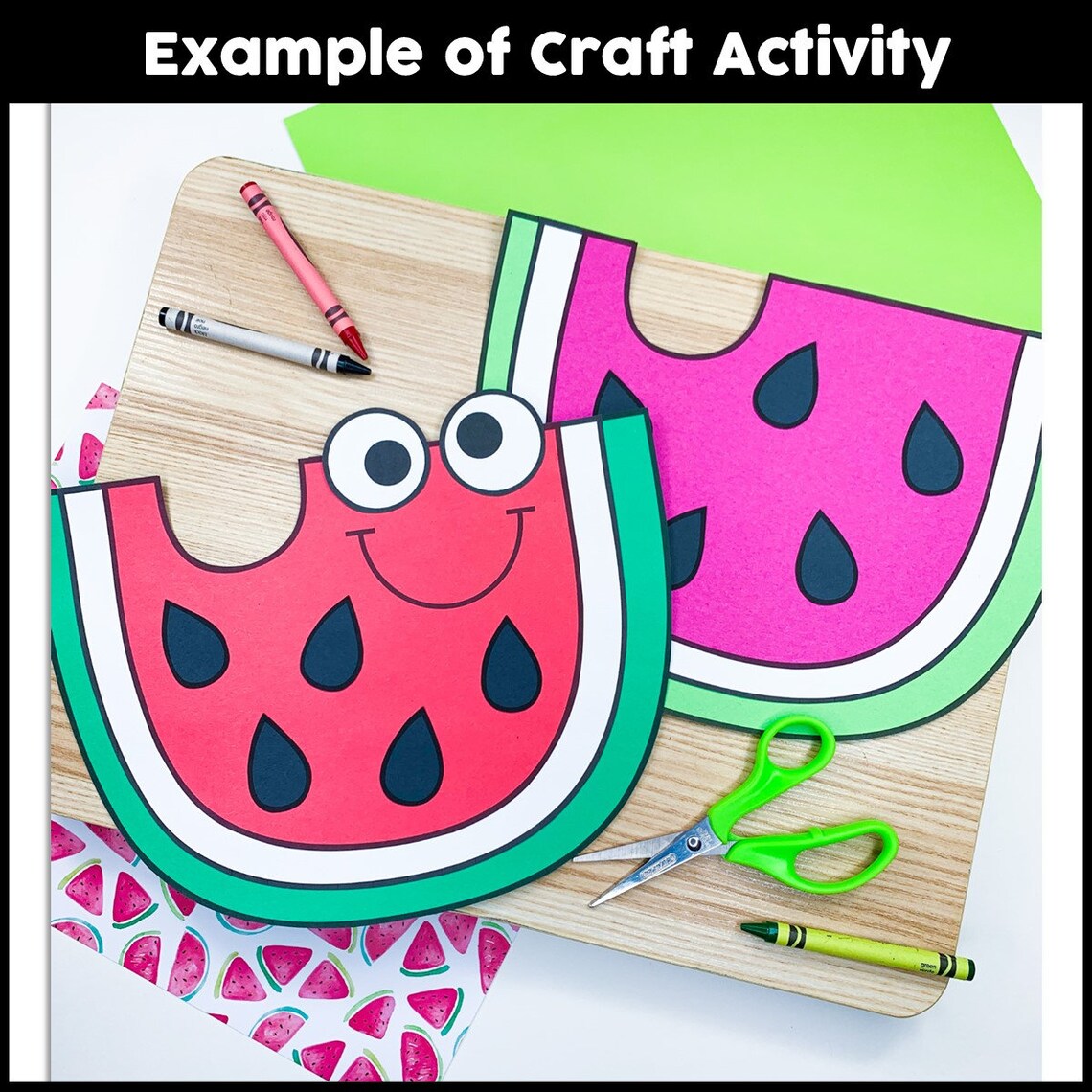 Watermelon Name Craft | Watermelon Pattern | Watermelon Template | End ...