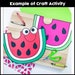 Watermelon Name Craft | Watermelon Pattern | Watermelon Template | End ...