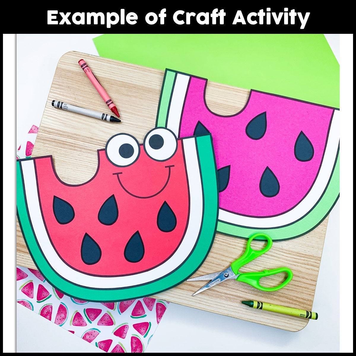 Watermelon Name Craft | Watermelon Pattern | Watermelon Template | End ...