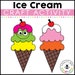 Ice Cream Craft Template Pattern Summer Craft for Kids End of the Year ...