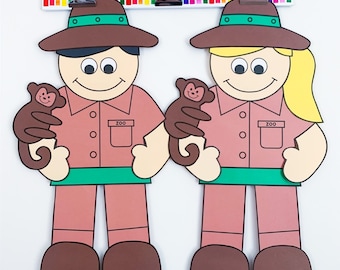 Giraffe Craft Patterns Zoo Animal Craft Zoo Animal Activities Jungle ...