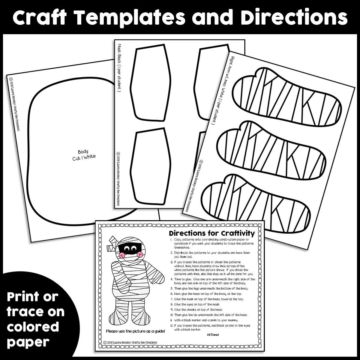 Mummy Craft | Halloween Craft | Halloween Activities | Halloween Fun ...