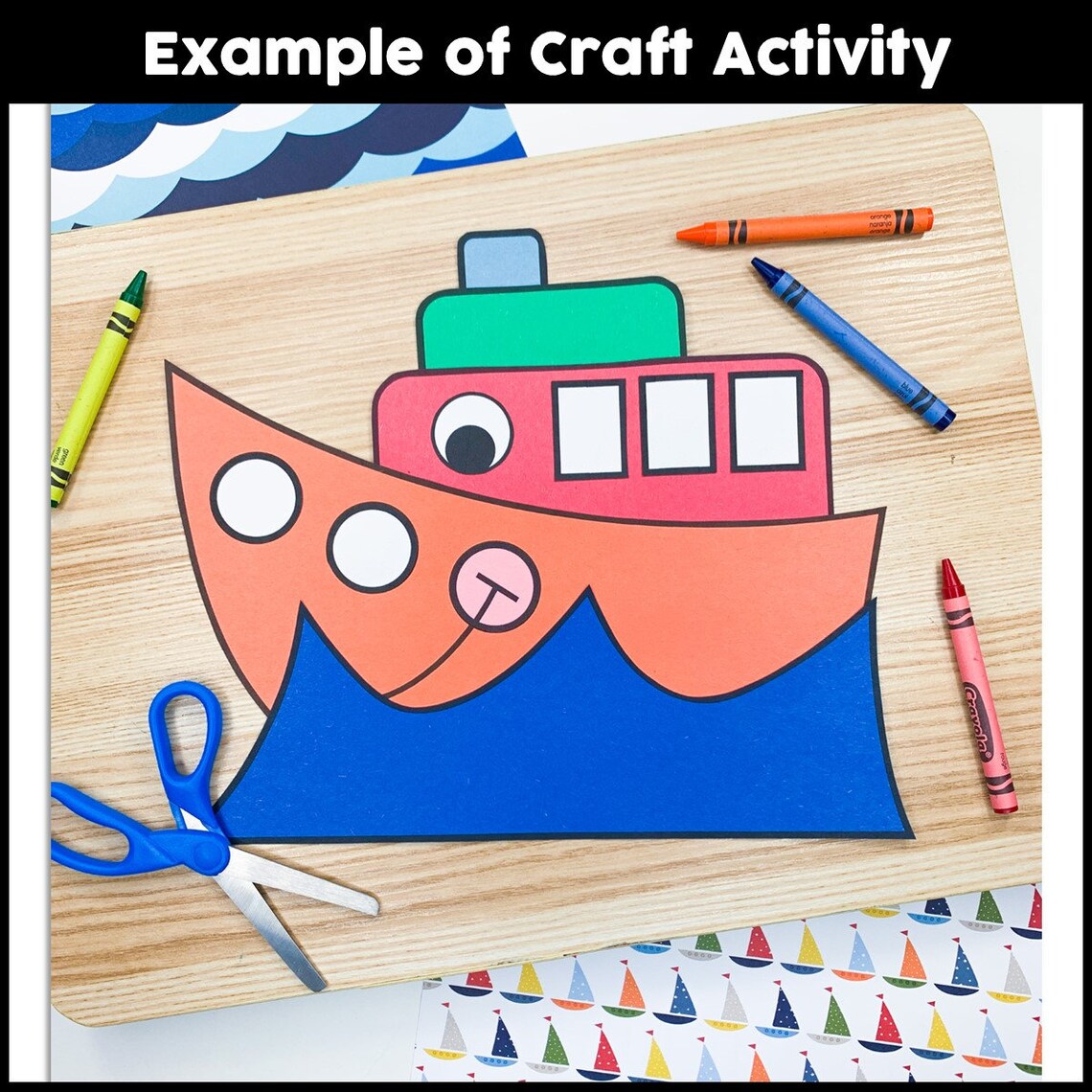Boat Craft for Kids | Transportation Crafts | Transportation Activities ...