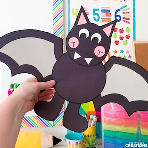 Bat Craft | Stellaluna | Halloween Activities | Halloween Bulletin ...