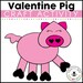 Valentines Day Pig Craft Patterns | Valentines Day Activities ...
