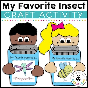 Insect Craft | Spring Insect Craft Activity | Bug and Insect Activities ...