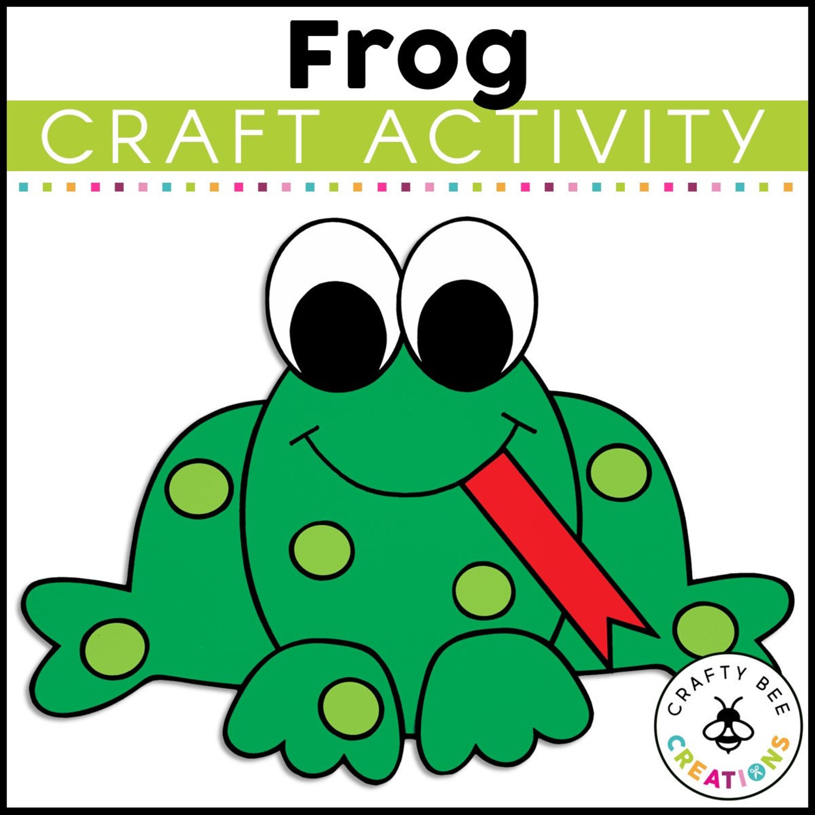 Frog Craft Patterns | Frog Life Cycle | Spring Activities | Spring ...