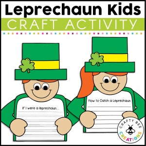 How to Catch a Leprechaun Craft Template | St Patricks Day Writing ...