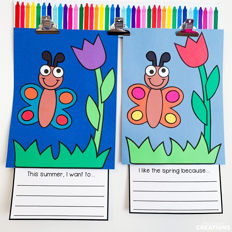 Butterfly Craft for Kids | Butterfly Template | Patterns | Summer Craft ...