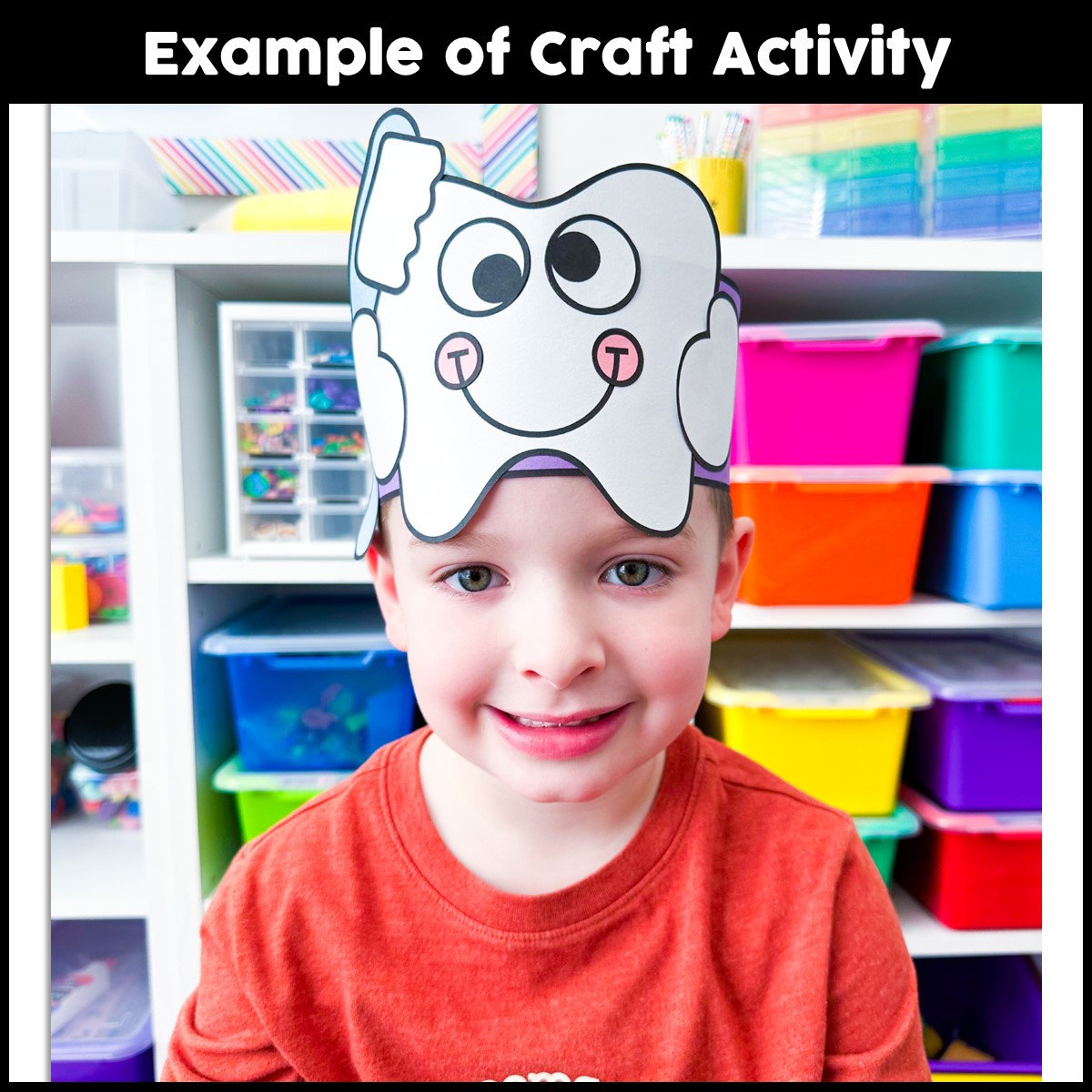 Tooth Hat Craft | Brushing Teeth Activities | Dental Health Month ...