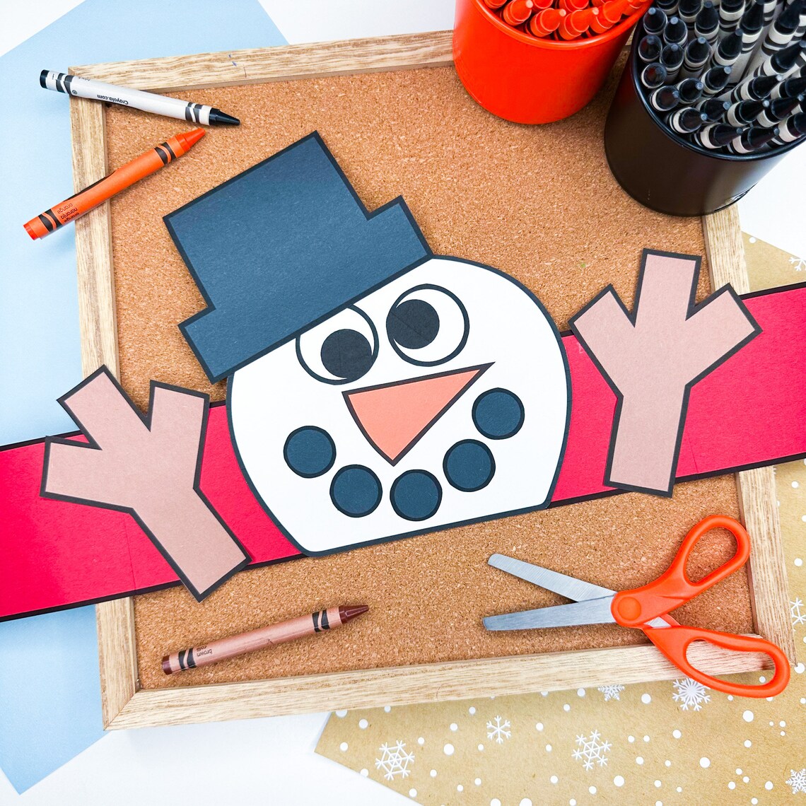 Snowman Hat Craft | Build a Snowman | Snowmen at Night | Christmas ...