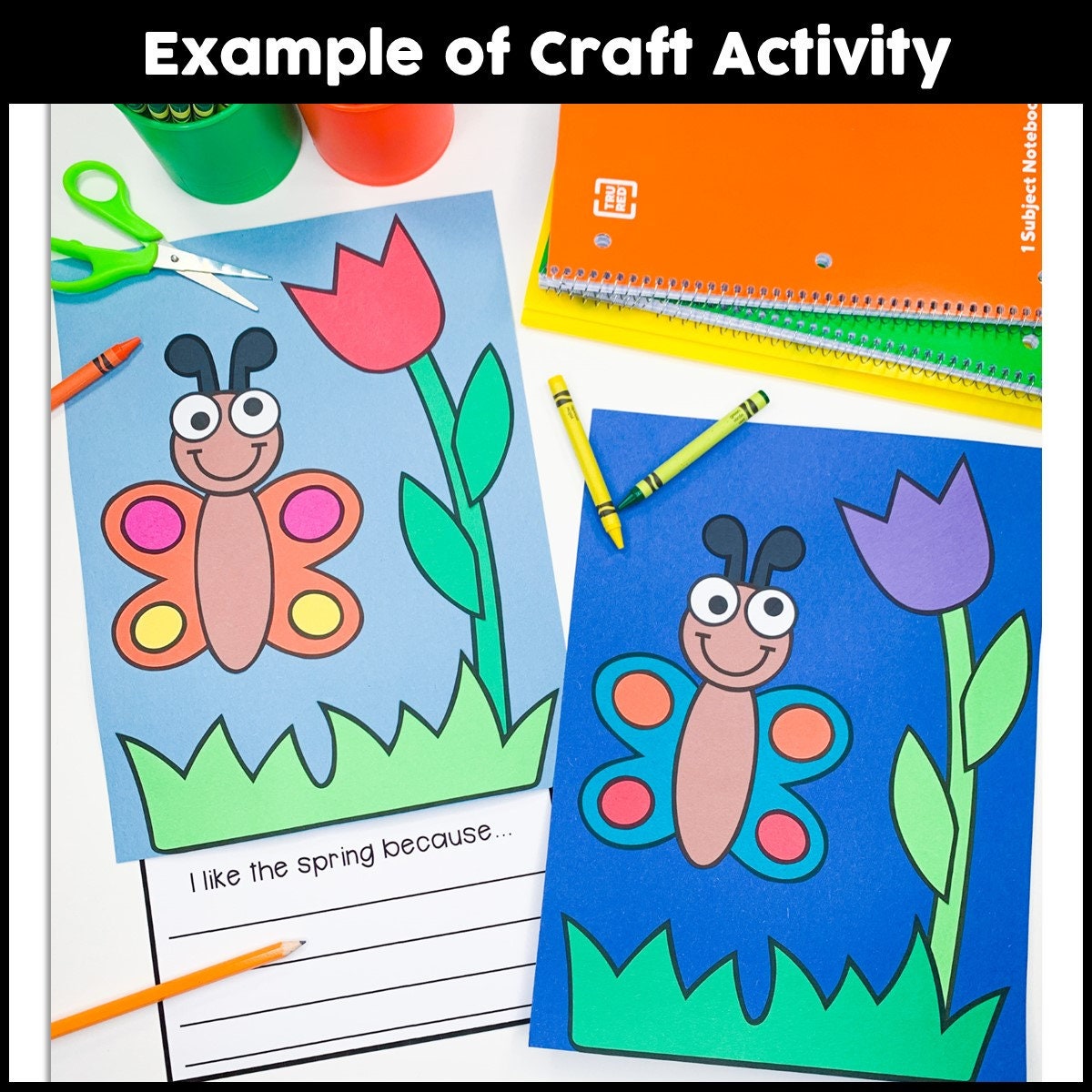 Butterfly Craft for Kids Butterfly Template Patterns Summer Craft ...