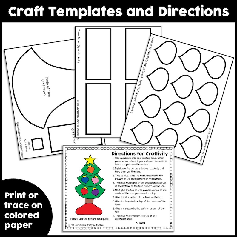 Christmas Tree Craft | Holidays Around the World Craft | Christmas ...