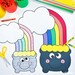 Pot of Gold Craft Rainbow St Patricks Day Activities Kindergarten March ...