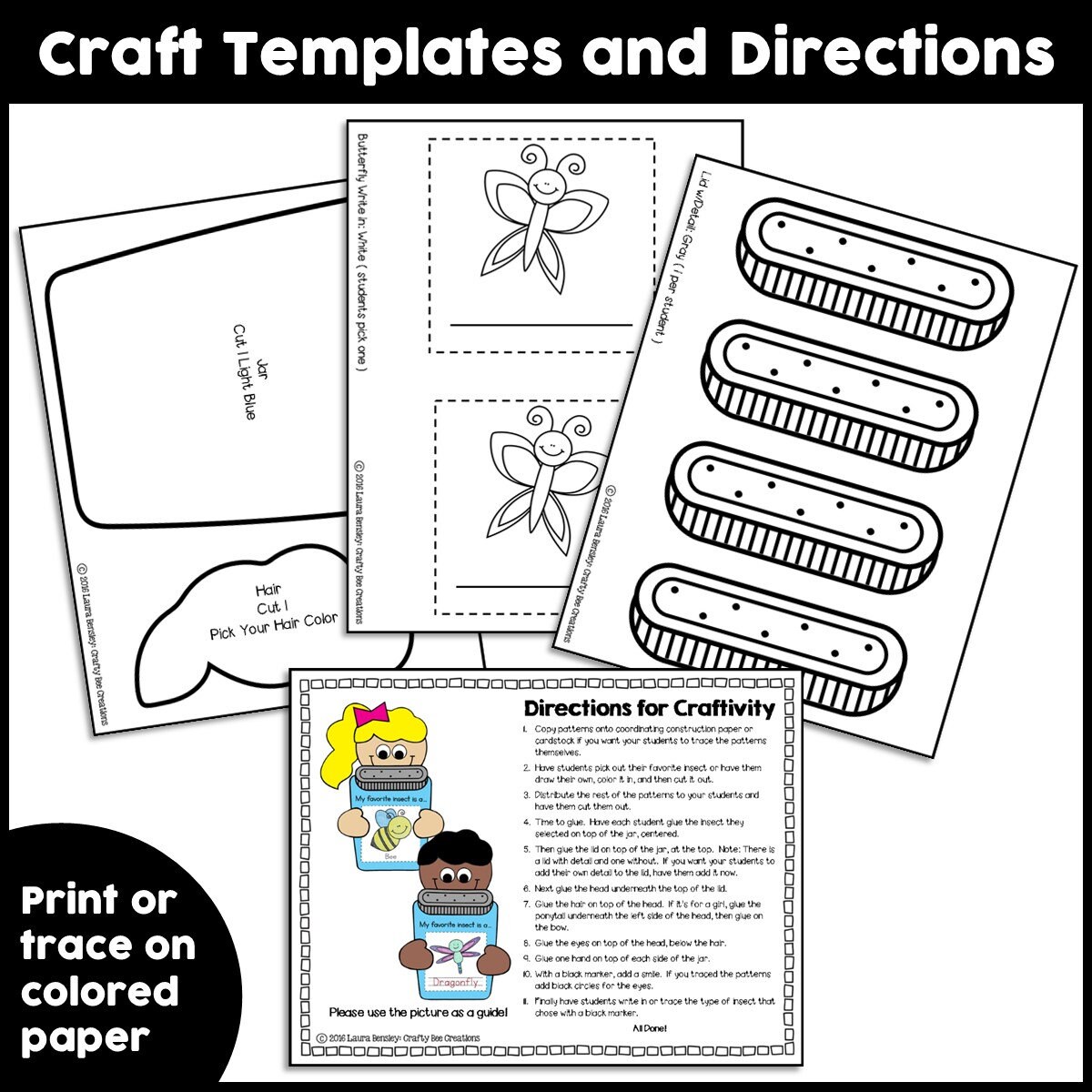 Insect Craft | Spring Insect Craft Activity | Bug and Insect Activities ...