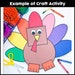 Turkey Craft | Shape Craft | Thanksgiving Craft | Turkey Activities ...