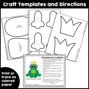 Frog Prince Craft | Fairytales Craft | Fairy Tale Activities | Princess ...