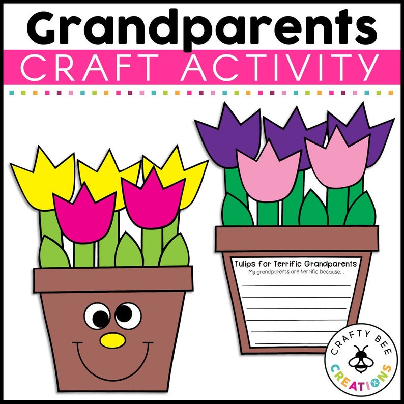 Grandparents Day Craft | Grandparents Day Writing Activities | Spring ...