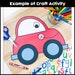 Car Craft Patterns | Transportation Crafts | Transportation Activities ...