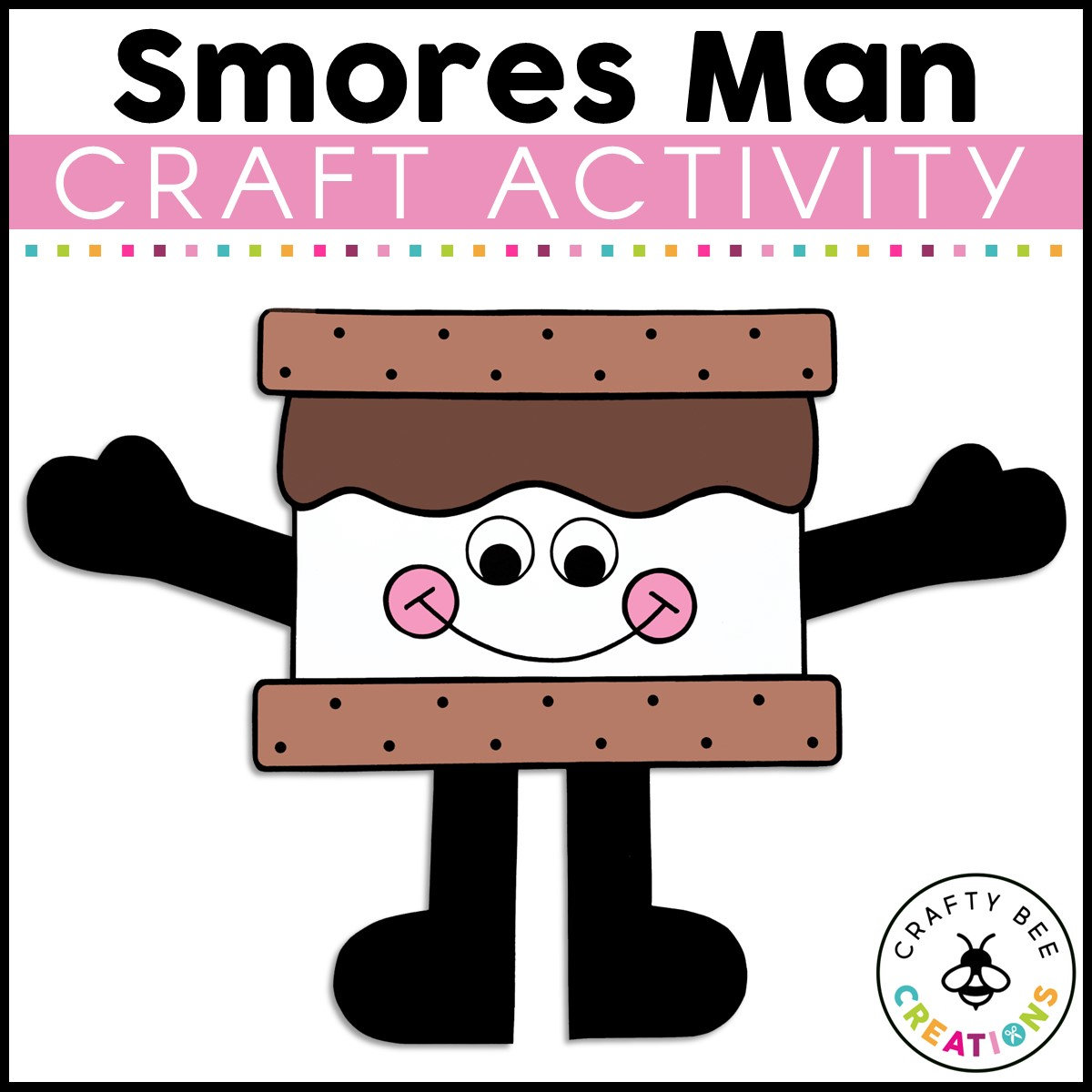 Camping Craft for Kids | Smores Craft | Smores Template | Smore Pattern ...