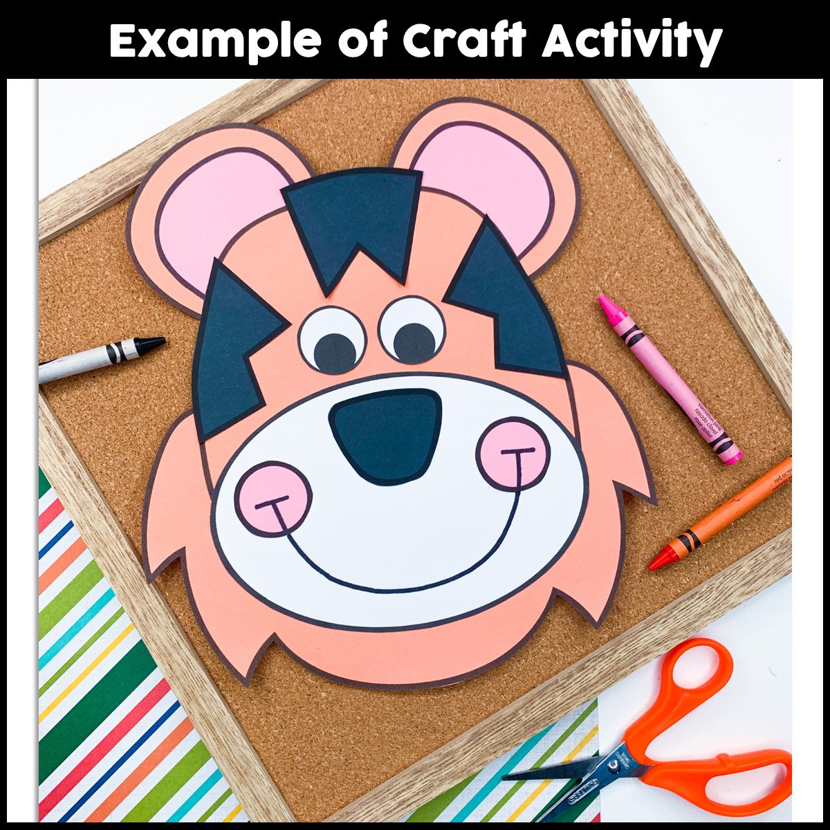 Tiger Craft Patterns Zoo Animal Craft Zoo Animal Activities Jungle ...