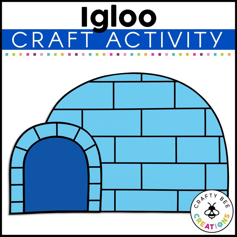 Igloo Craft | Winter Craft | Winter Activities | Igloo Activities ...