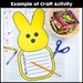 Easter Peep Craft Template | Acrostic Poem Activity | Spring Bulletin ...
