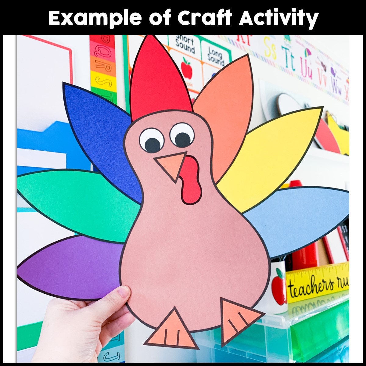 Turkey Craft Thanksgiving Craft Turkey Activities Thanksgiving ...