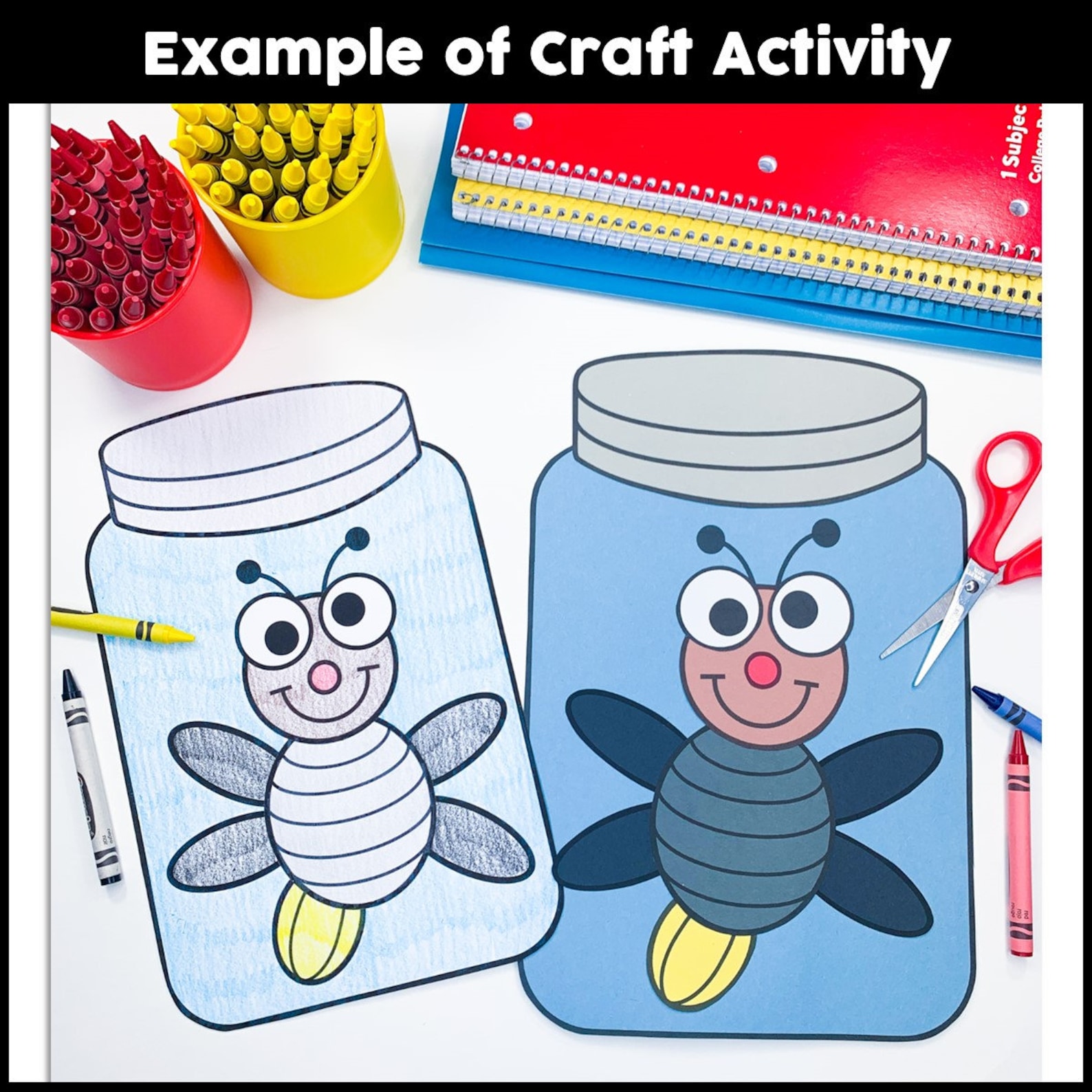 Summer Craft for Kids | Firefly Jar Craft | Lightning Bug Craft ...
