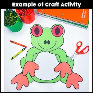 Tree Frog Craft | Rainforest | Jungle | Zoo Animals Craft Activities ...