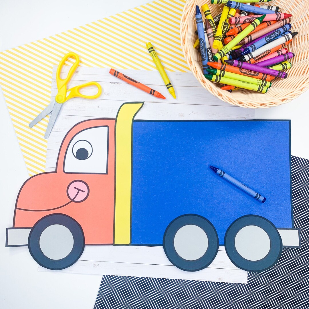 Truck Craft for Kids Transportation Crafts Transportation - Etsy